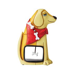 ALLEN DESIGN COLLECTION P1304 Bandana Dog Desk Clock