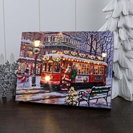 GLOW DECOR A2643 Christmas Trolley