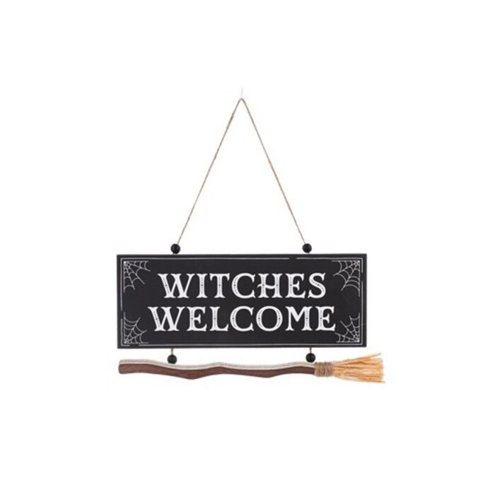 GANZ INC CA186605B Welcome Witches Sign