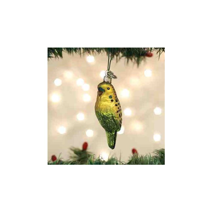 OLD WORLD CHRISTMAS 16123 Miniature Parakeet