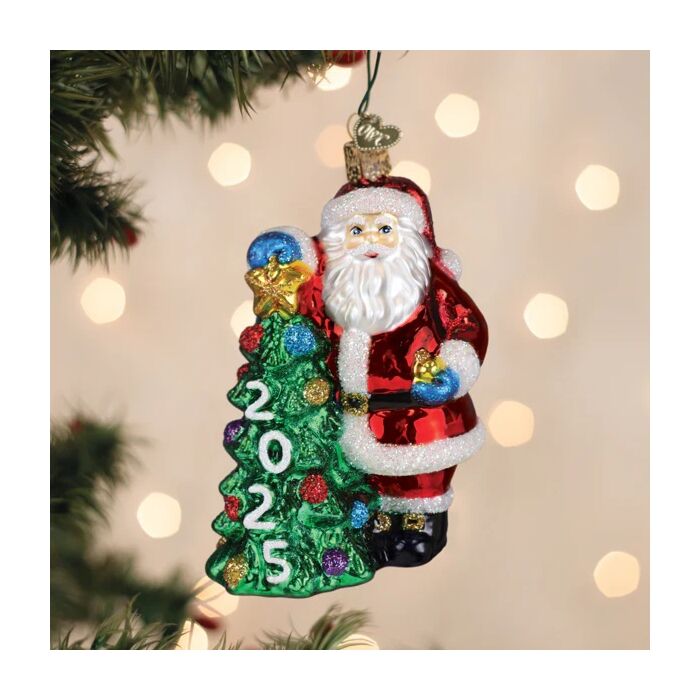OLD WORLD CHRISTMAS 40353 2025 Santa with Tree